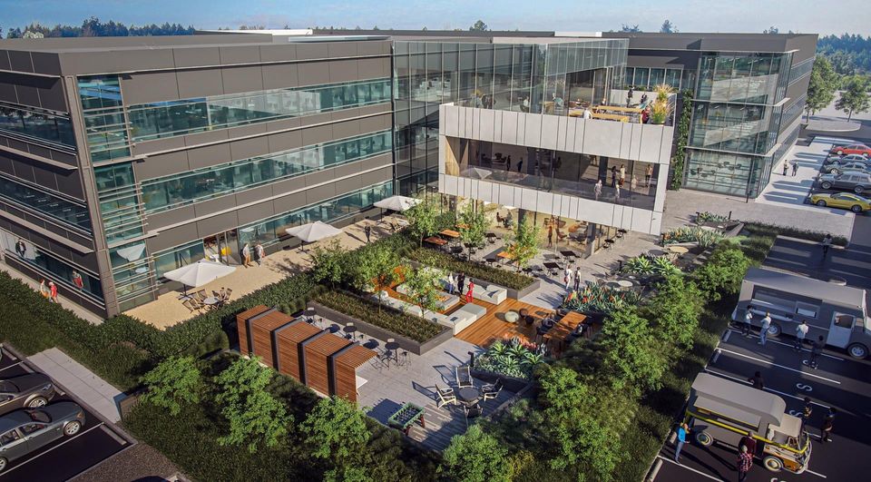 Late 90s office complex in El Segundo getting a facelift - Shimahara